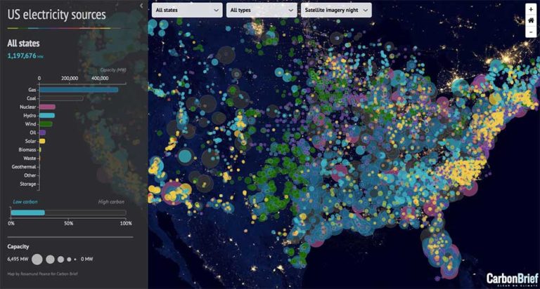 10 mapas interactivos como ejemplos de visualización de datos